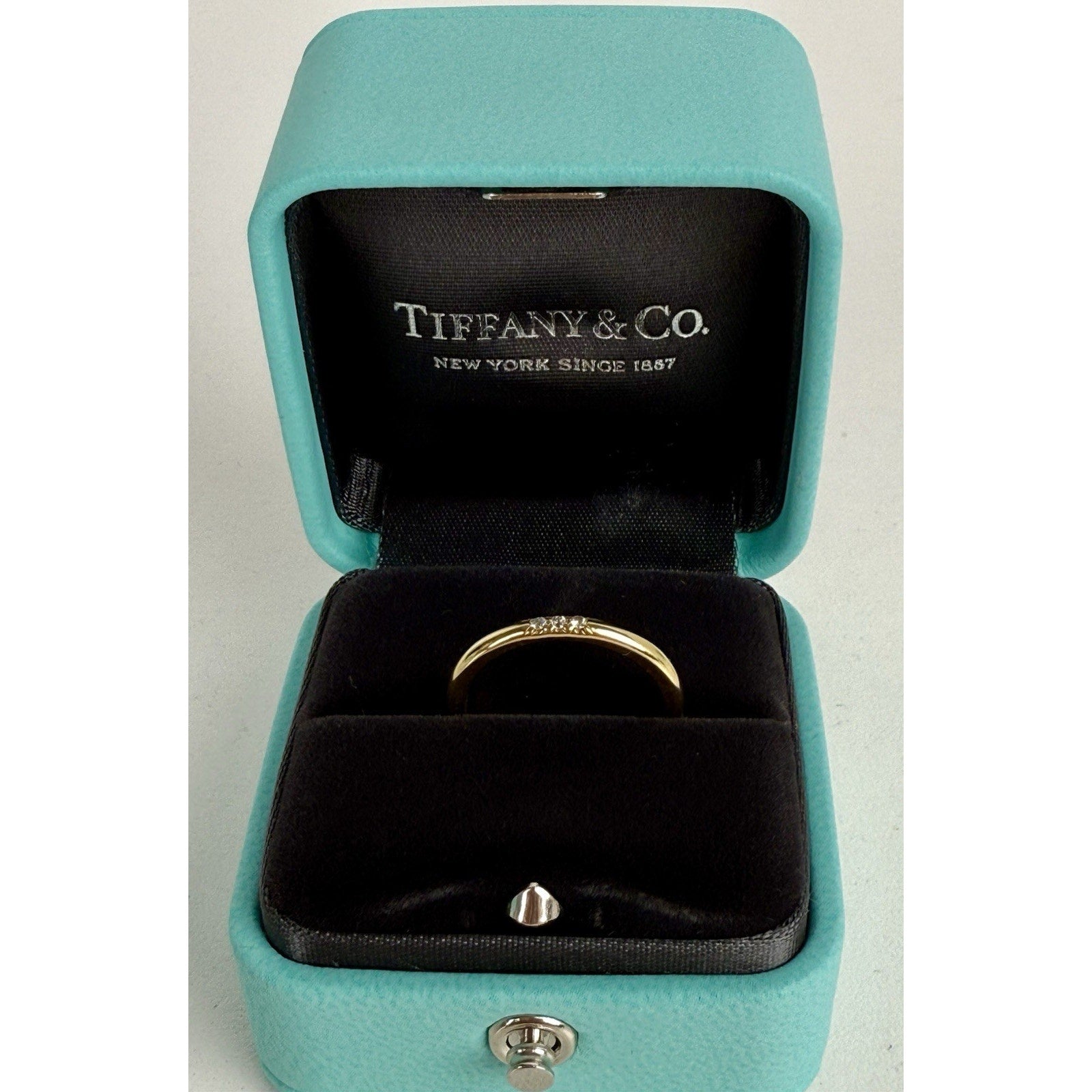 Tiffany & Co. Forever Diamond Ring 18K Gold Size 5.25 – TheBuyShop